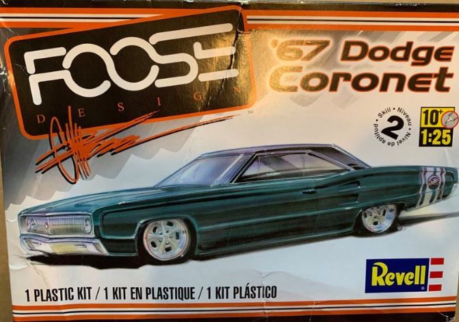 X-RAY: 1967 Dodge Coronet FOOSE 1/25, Revell | The Model Car Showroom