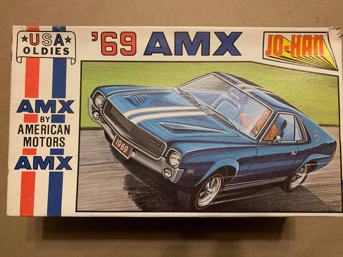 X-RAY: ☼RARE☼ 1969 AMC AMX 1/25, Jo-Han | The Model Car Showroom