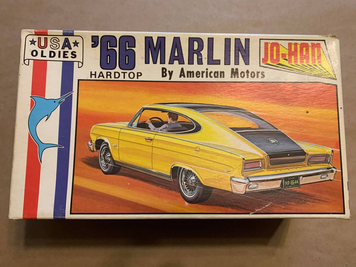 X-RAY: ☼RARE☼ 1966 AMC Marlin 1/25, Jo-Han | The Model Car Showroom