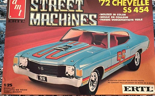 X-RAY :: RARE 1972 Chevrolet Chevelle STREET MACHINES, AMT, 1/25. | The ...